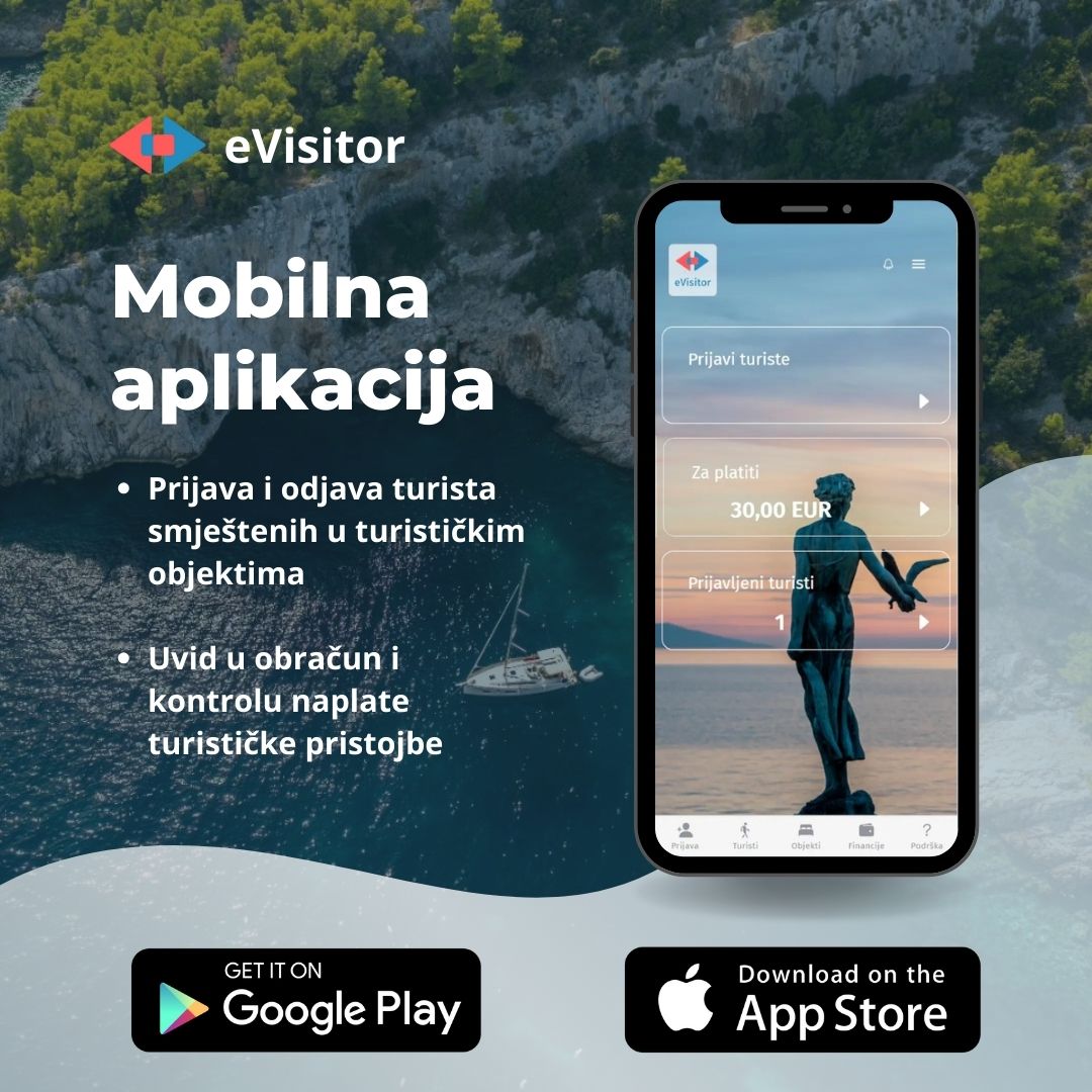 Mobilna aplikacija eVisitor - Novosti | TZ Omiš