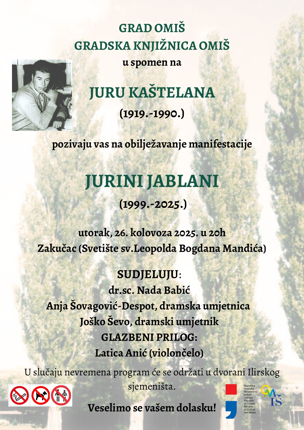 JURINI JABLANI - 26. 8. 2025. - Novosti | TZ Omiš